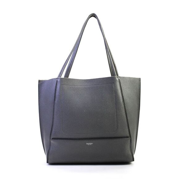 Botkier | Bags | Botkier Womens Pebble Grain Leather Open Top Tote Bag ...